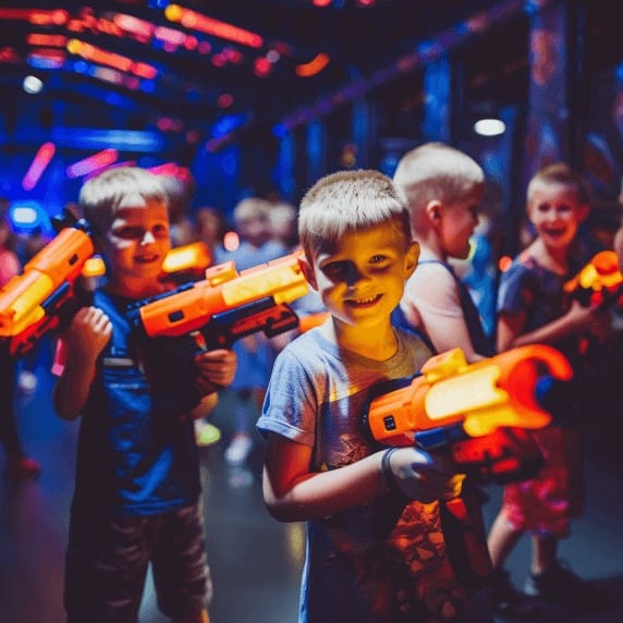 Exciting Indoor Nerf, Airsoft, & Virtual Range Birthday Parties | Range42